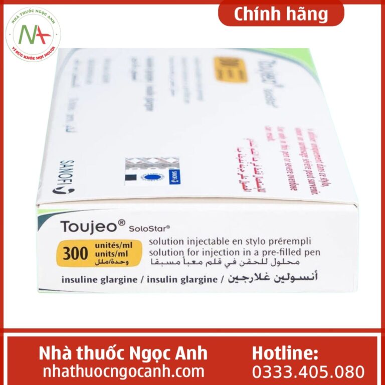 Thuốc Toujeo solostar 300 IU/ML là thuốc gì, có tác dụng gì, mua ở đâu?