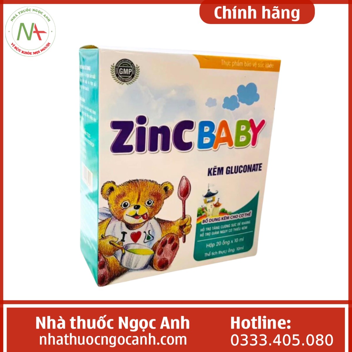 Siro ống uống Zinc Baby 10ml Olympia có tác dụng gì, mua ở đâu?