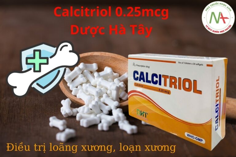 Thuốc Calcitriol 0.25mcg Dược Hà Tây (Calcitriol) có công dụng gì?