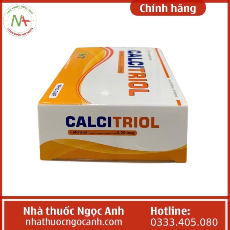 Thuốc Calcitriol 0.25mcg Dược Hà Tây (Calcitriol) có công dụng gì?
