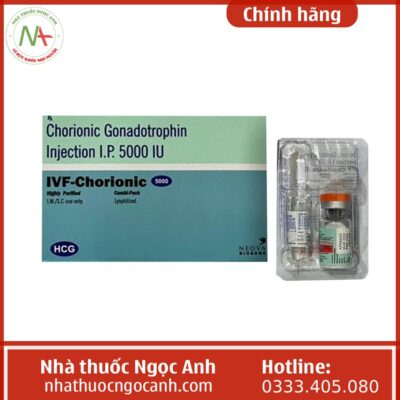 Thuốc IVF-Chorionic HCG 5000IU (HCG) có tác dụng gì, mua ở đâu?