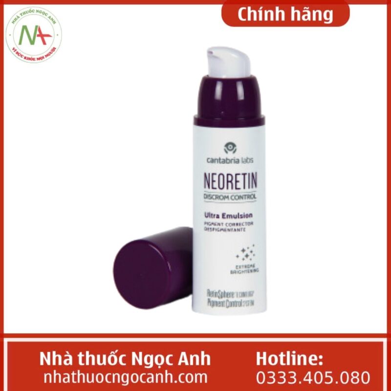 Neoretin Discrom Control Ultra Emulsion 30ml có tác dụng gì?