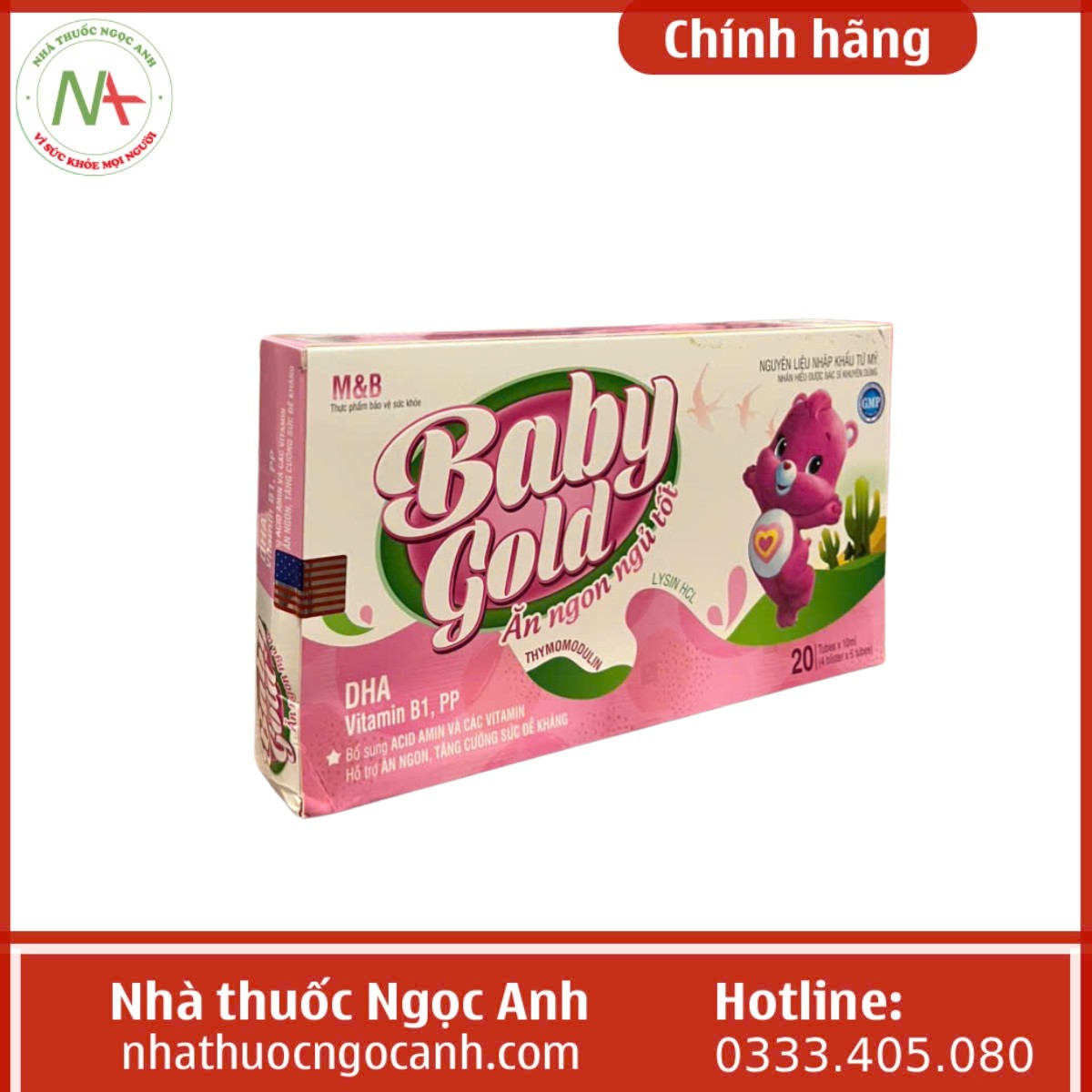 Baby Gold có tác dụng gì, giá bao nhiêu, mua ở nhà thuốc nào uy tín?