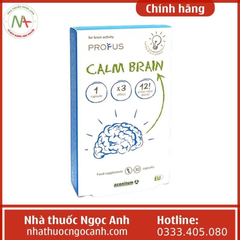 Calm Brain có tác dụng gì, có tốt không, giá bao nhiêu, mua ở đâu?