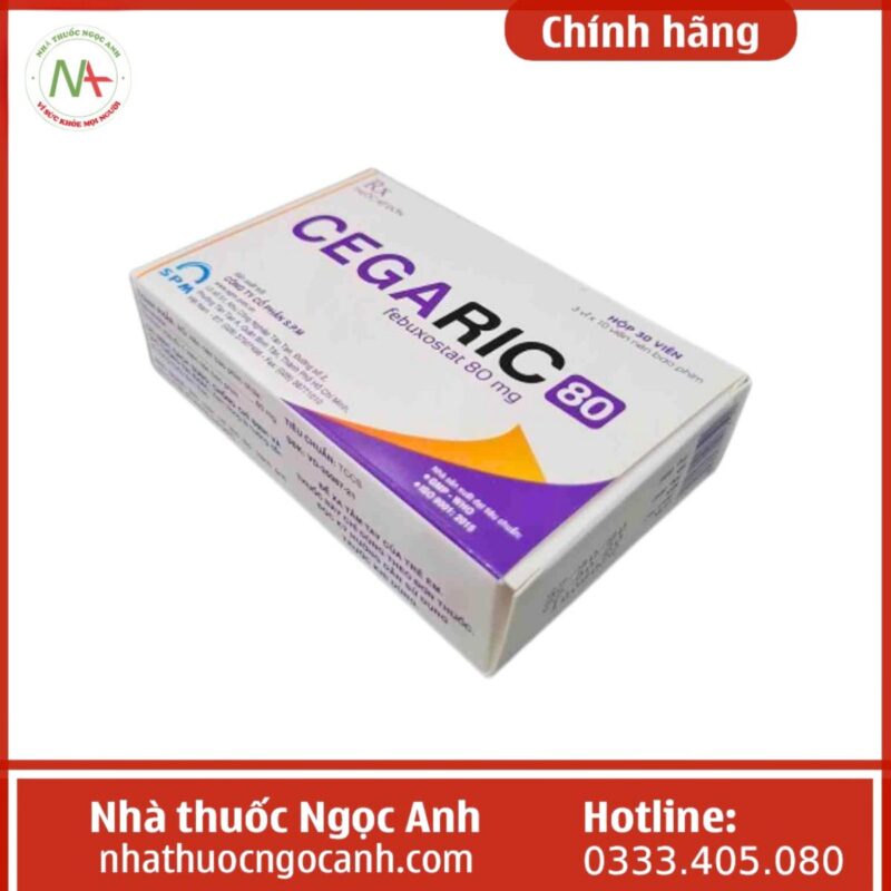 Thuốc Cegaric 80mg (Febuxostat) có tác dụng gì, mua ở đâu?