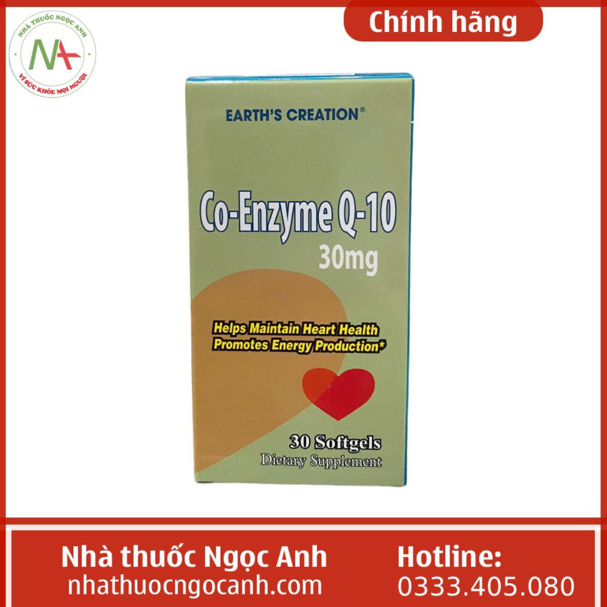 Thuốc Co-Enzyme Q-10 30mg (Coenzym Q10) có tác dụng gì, có tốt không?