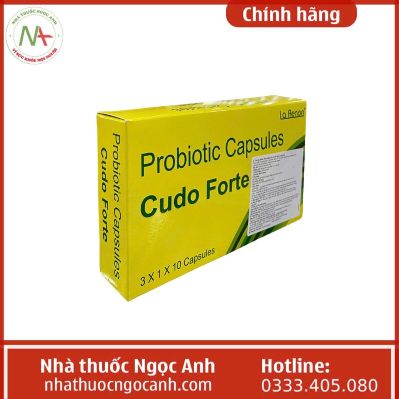 Cudo Forte có tác dụng gì, giá bao nhiêu, mua ở nhà thuốc nào uy tín?