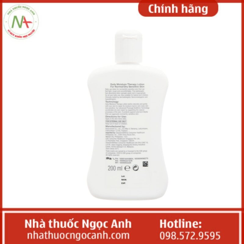 Daily Moisture Therapy Lotion 200ml có tác dụng gì, giá bao nhiêu?