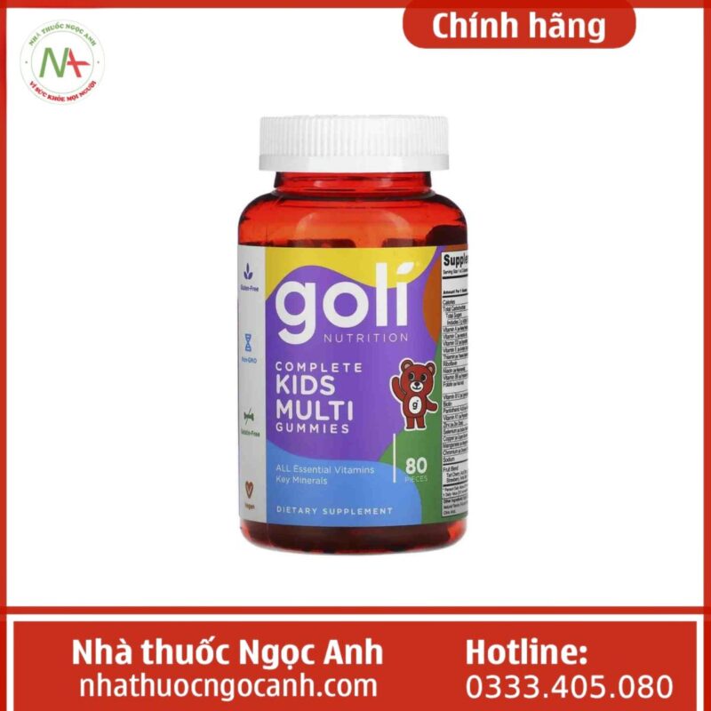 Thuốc Goli Nutrition Complete Kids Multi Gummies có tác dụng gì?