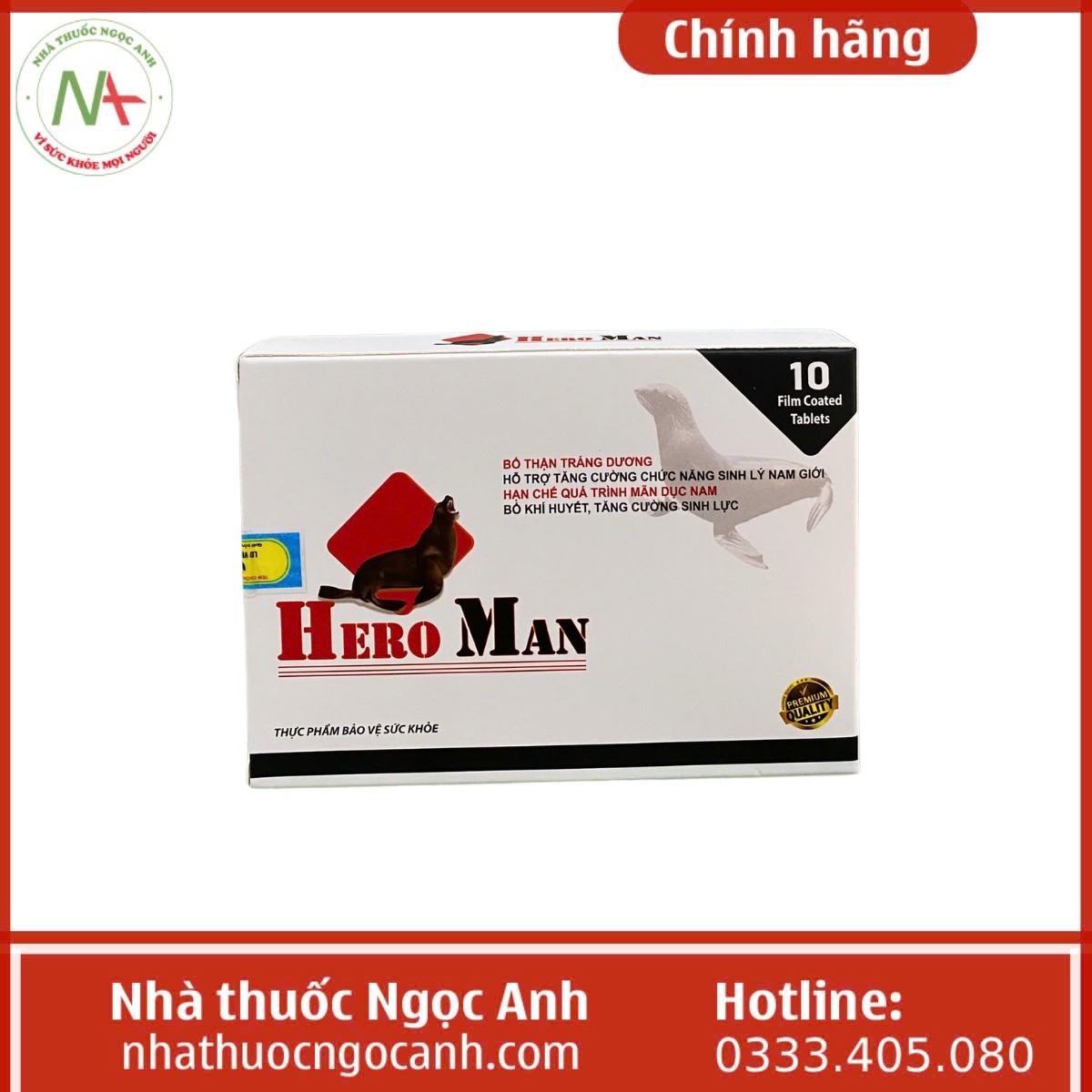 Viên uống Hero Man có tác dụng gì, giá bao nhiêu, mua ở đâu uy tín?