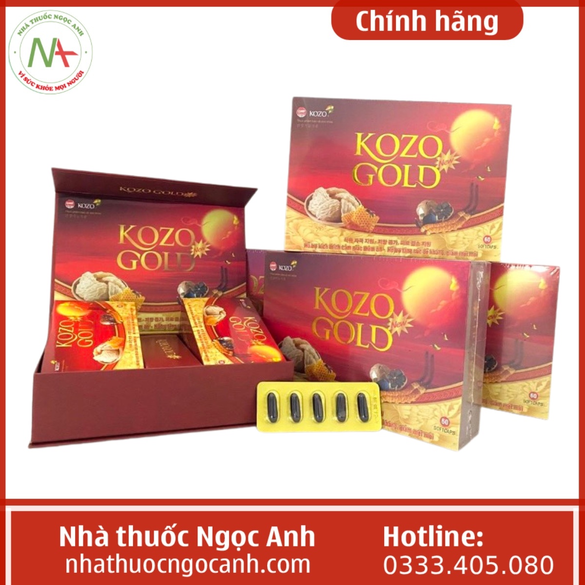 Kozo Gold New có tác dụng gì, mua ở đâu?