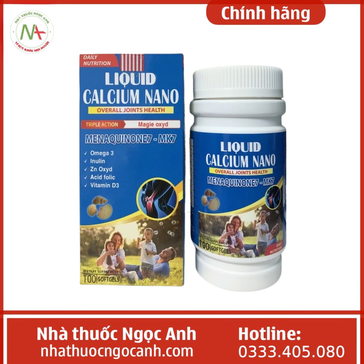 Liquid Calcium Nano Overall Joints Health
