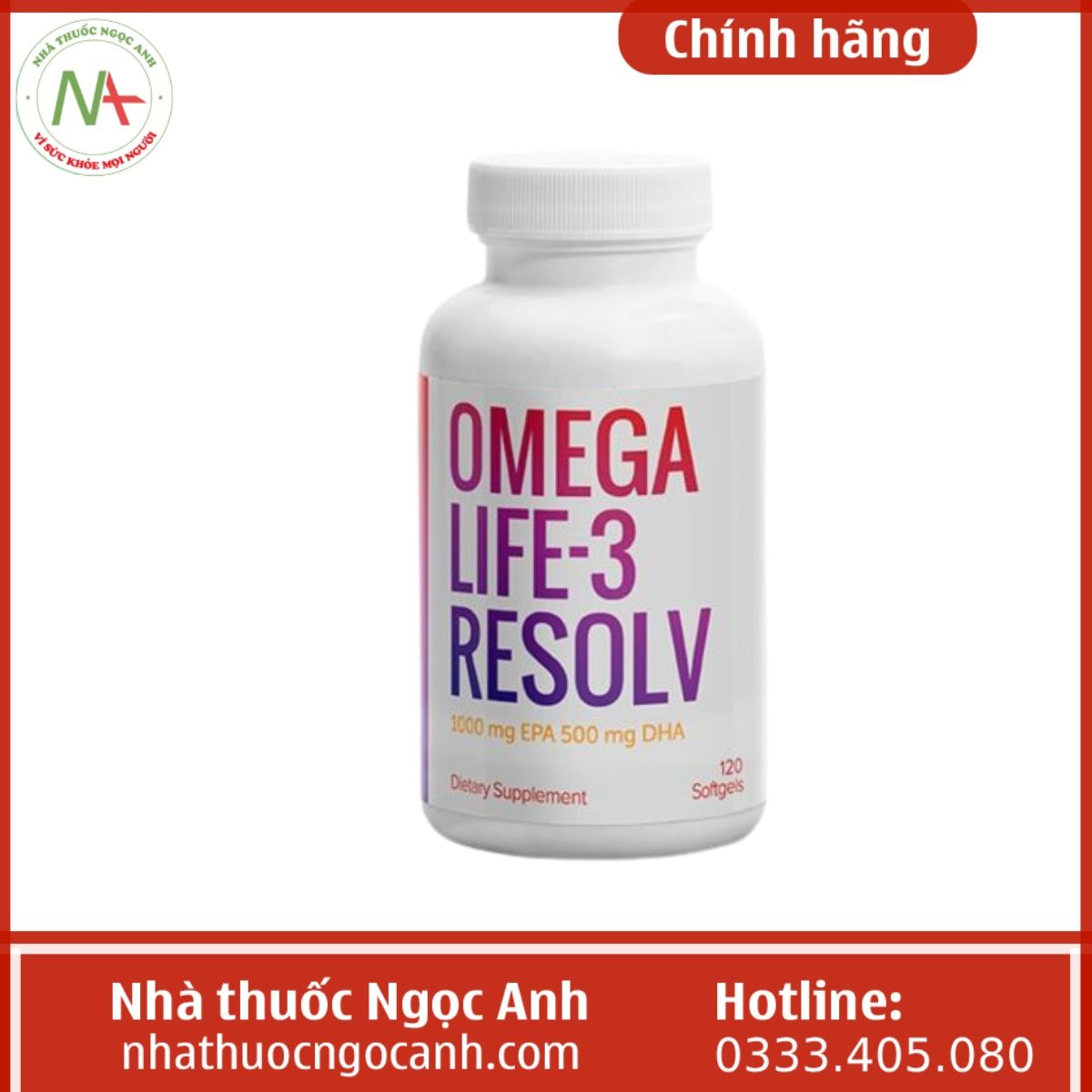 Thuốc Omega Life-3 Resolv (Dầu cá) có tác dụng gì, có tốt không?