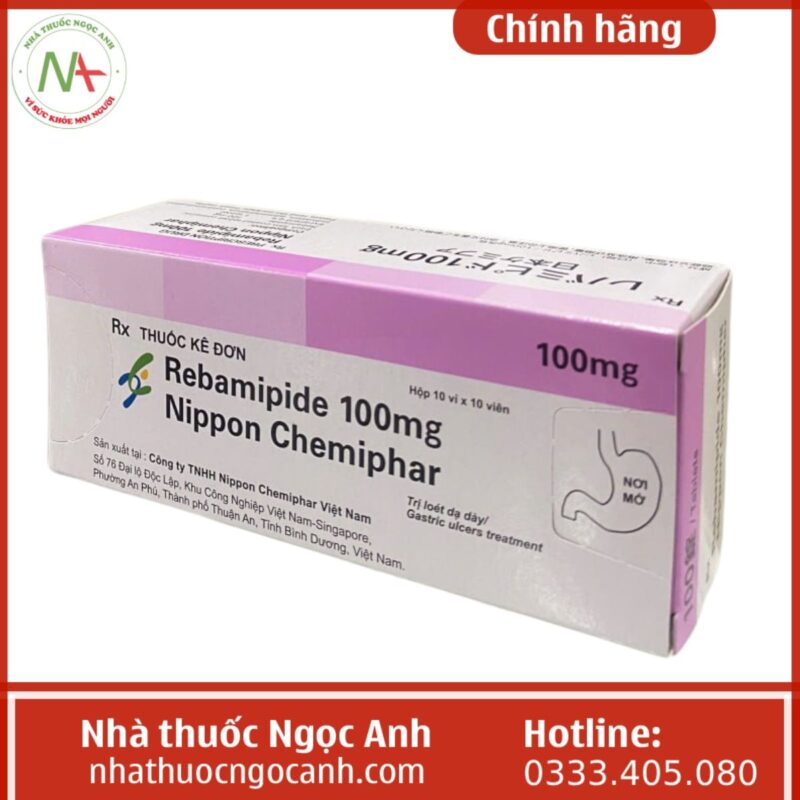 Thuốc Rebamipide 100mg Nippon Chemiphar (Rebamipide) có tác dụng gì?