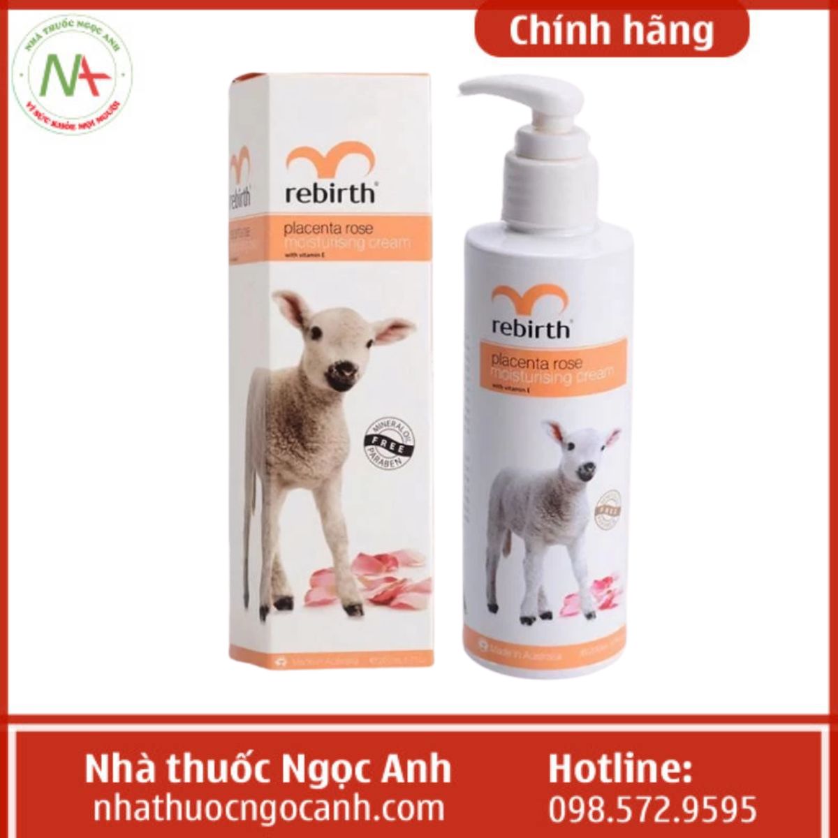 Rebirth Placenta Rose Moisturising Cream 200ml có tác dụng gì?