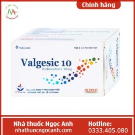 Thuốc Valgesic 10mg Medisun (Hydrocortisone) có tác dụng gì?