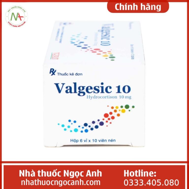 Thuốc Valgesic 10mg Medisun (Hydrocortisone) có tác dụng gì?