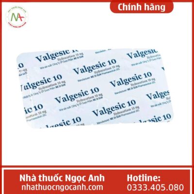 Thuốc Valgesic 10mg Medisun (Hydrocortisone) có tác dụng gì?
