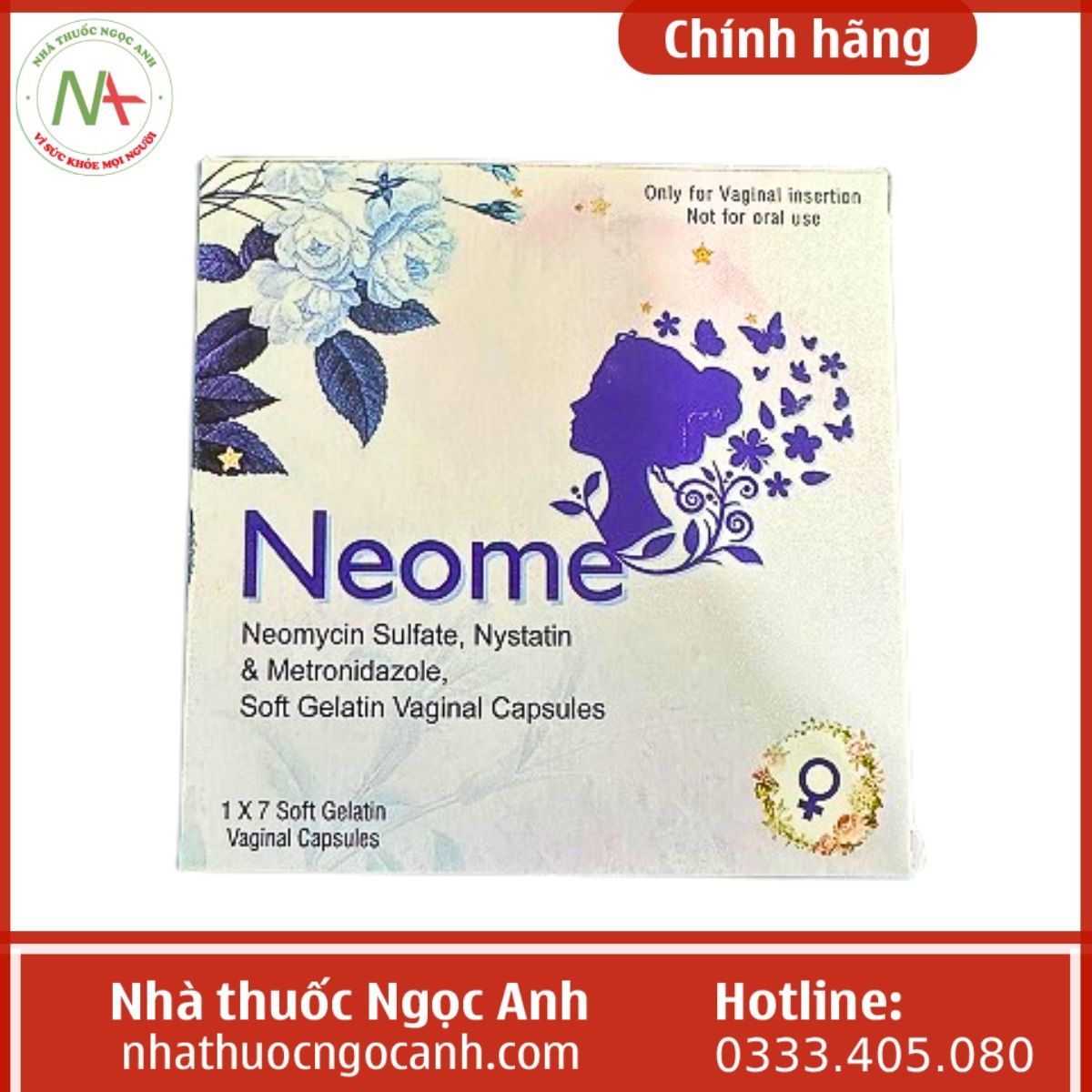 Viên đặt âm đạo Neome là thuốc gì, mua ở đâu, giá bao nhiêu?