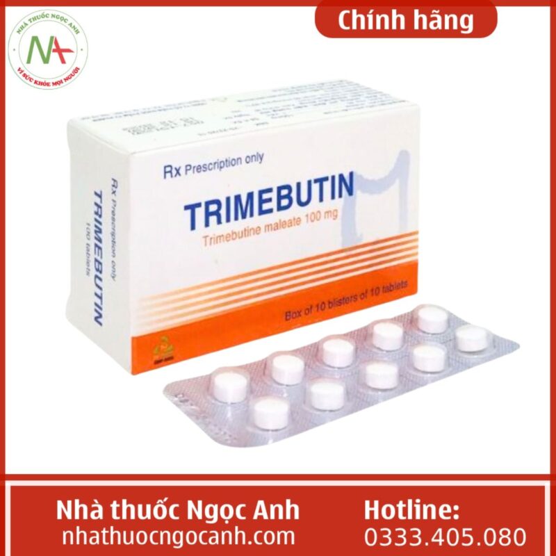 Thuốc Trimebutin 100mg (Trimebutin maleat) có tác dụng gì, mua ở đâu ...