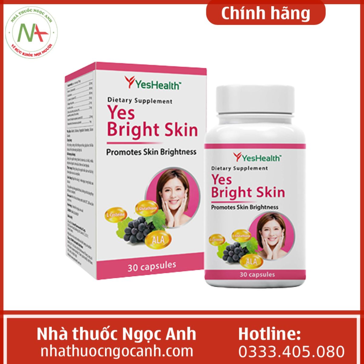 Yes Bright Skin có tác dụng gì, có tốt không, giá bao nhiêu, mua ở đâu?