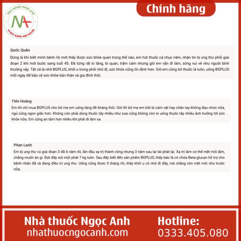 BG Plus là thuốc gì, có tác dụng gì, mua ở đâu, giá bao nhiêu?