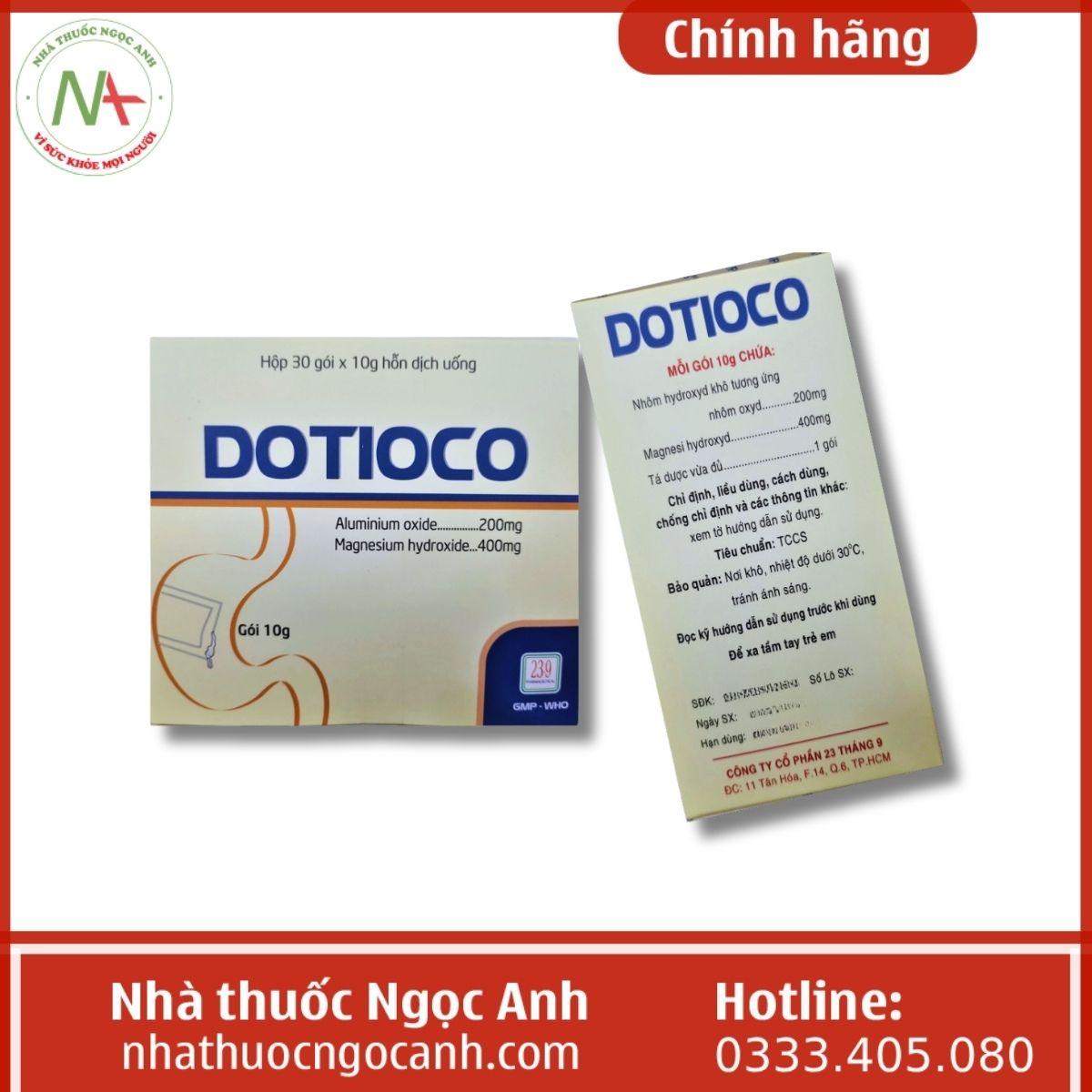 Thuốc Dotioco là thuốc gì, giá bao nhiêu, có tác dụng phụ gì không?