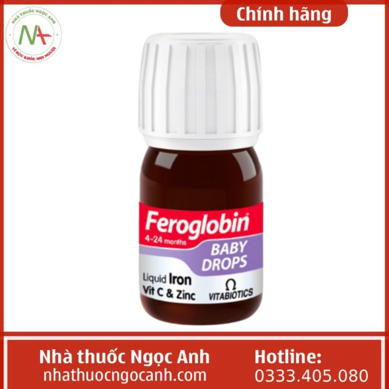 Thuốc Feroglobin Baby Drops có tác dụng gì, giá bao nhiêu, mua ở đâu?