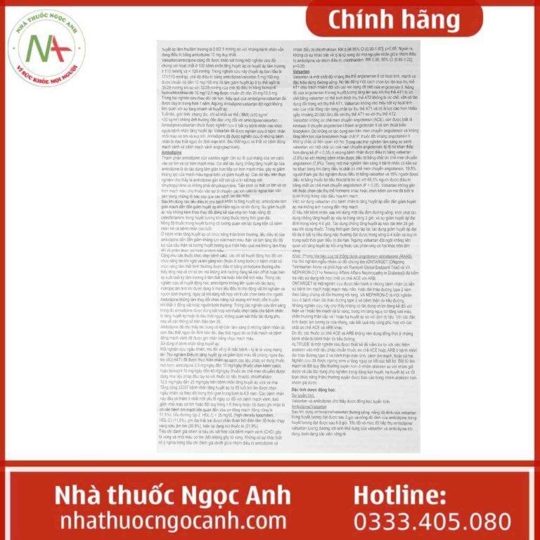 Thuốc Wamlox 5mg/80mg (Amlodipine, Valsartan) có tác dụng gì?