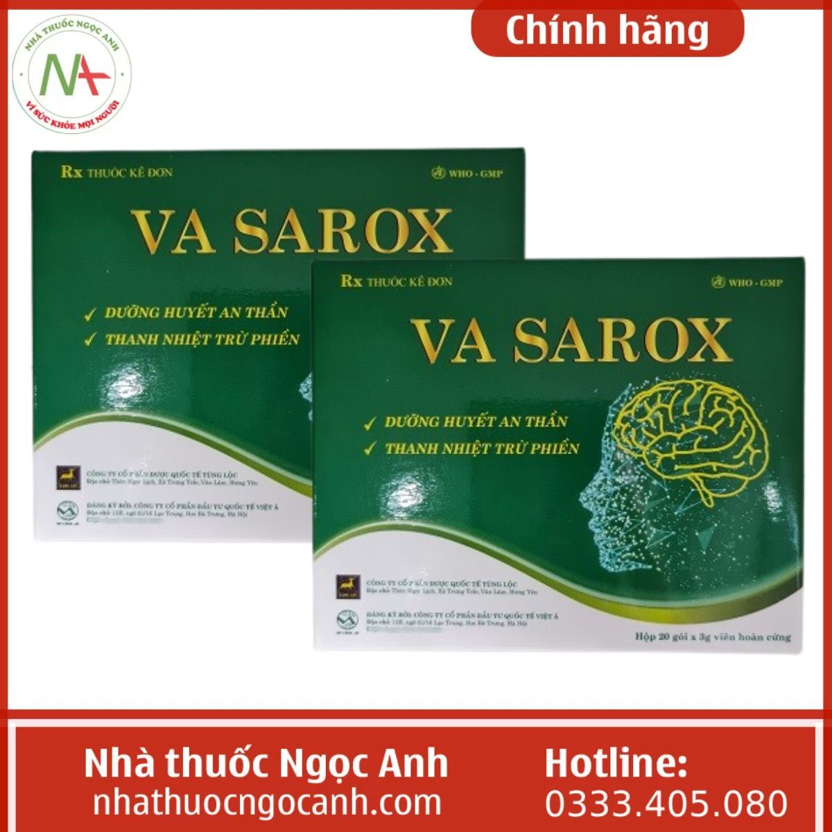Thuốc Va Sarox là gì, có tác dụng gì, giá bao nhiêu, mua ở đâu?
