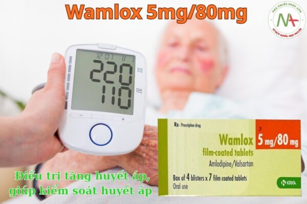 Thuốc Wamlox 5mg/80mg (Amlodipine, Valsartan) có tác dụng gì?