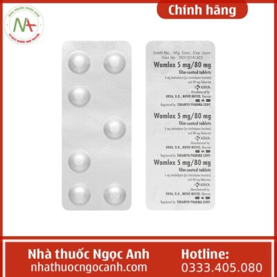 Thuốc Wamlox 5mg/80mg (Amlodipine, Valsartan) có tác dụng gì?