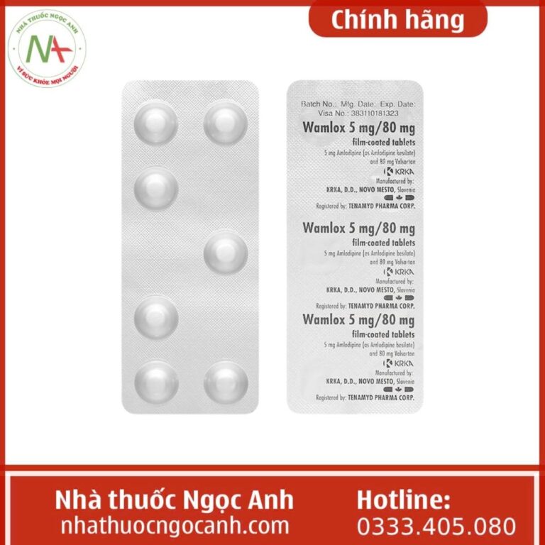 Thuốc Wamlox 5mg/80mg (Amlodipine, Valsartan) có tác dụng gì?