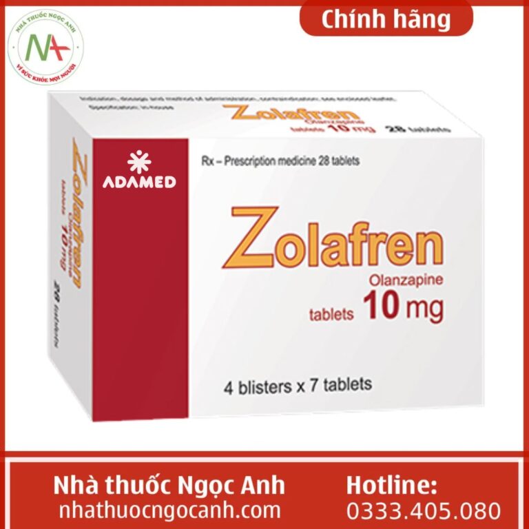Thuốc Zolafren 10mg (Olanzapine) có tác dụng gì, mua ở đâu?