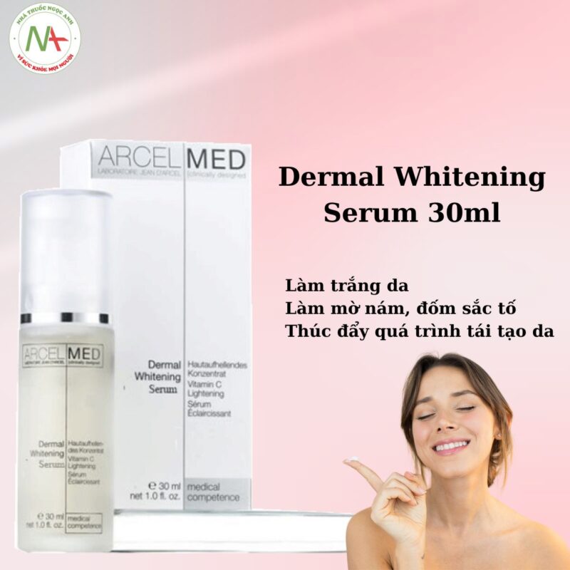 Dermal Whitening Serum 30ml có tác dụng gì, có tốt không, giá bao nhiêu?