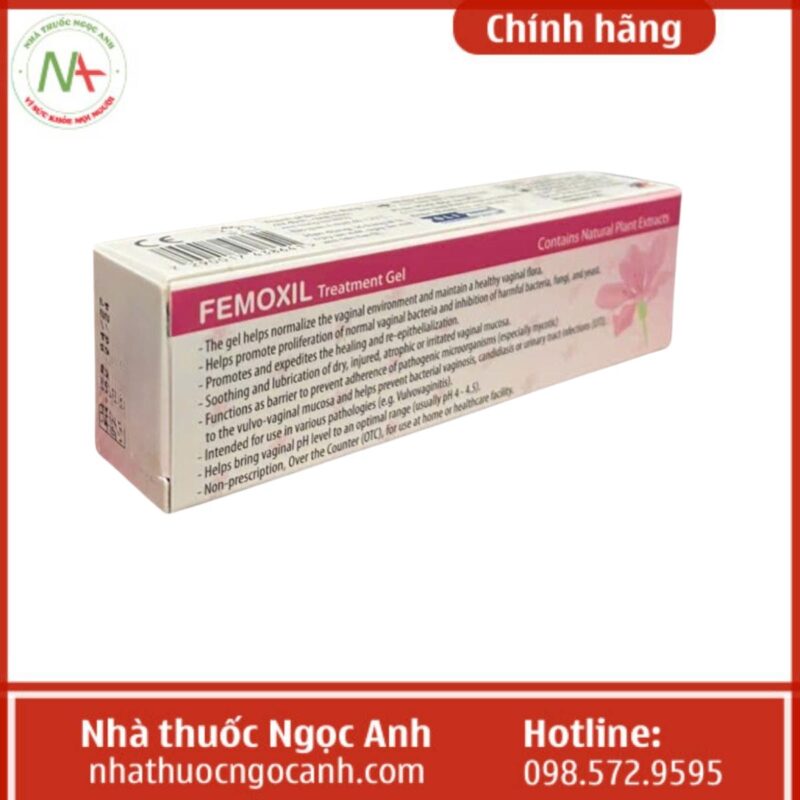 Femoxil Gel 25g có tác dụng gì, cách dùng, giá bao nhiêu, mua ở đâu?