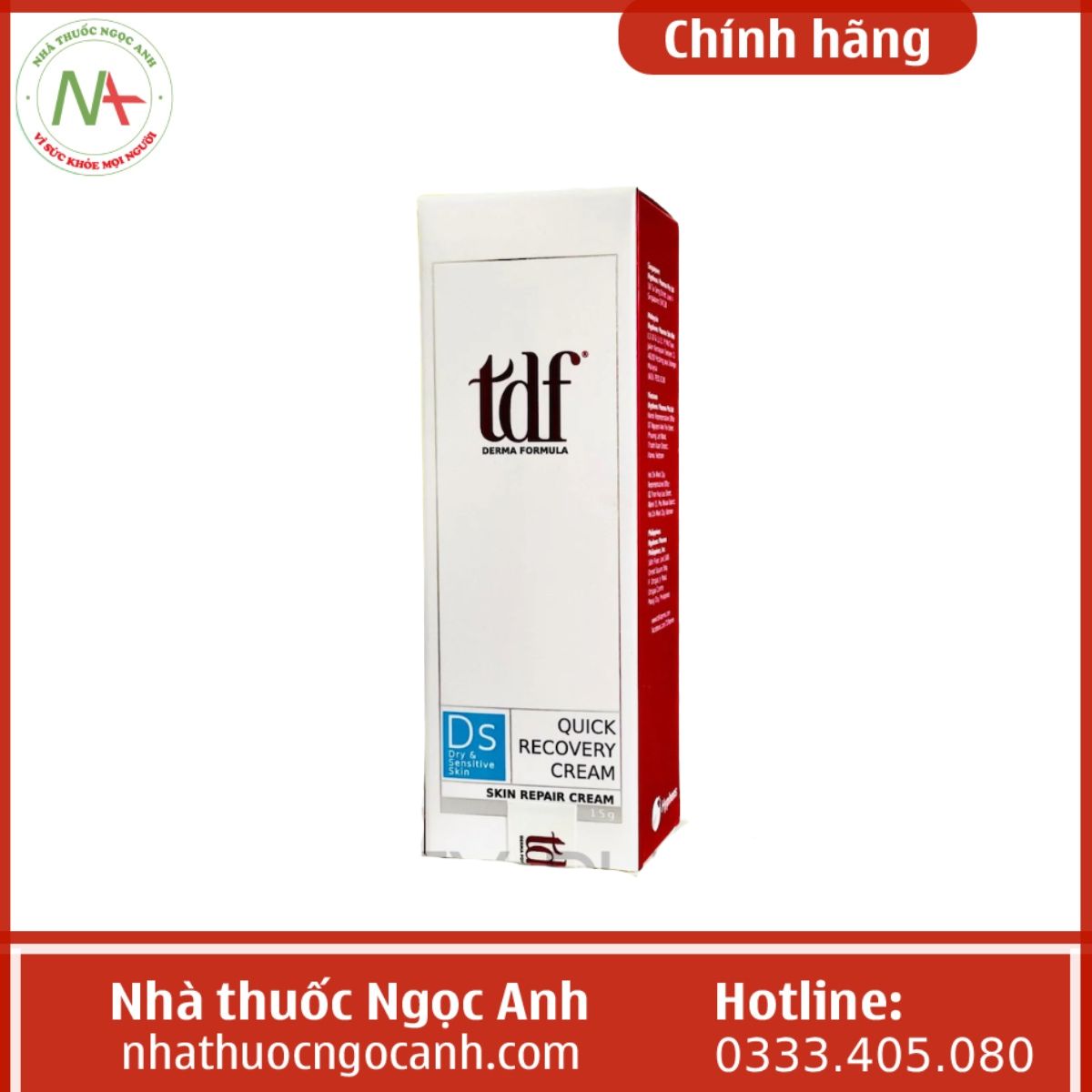 TDF Quick Recovery Cream là kem gì, mua ở đâu, giá bao nhiêu?