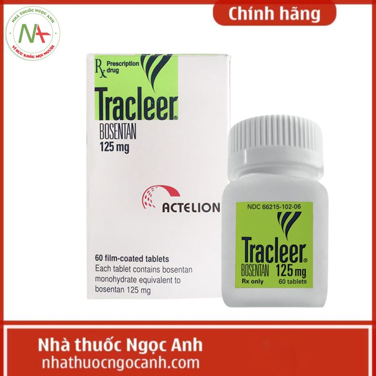 Thuốc Tracleer 125mg (Bosentan) là thuốc gì, mua ở đâu, giá bao nhiêu?