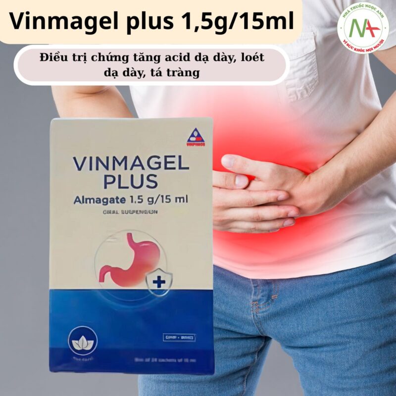 Thuốc Vinmagel plus 1,5g/15ml là thuốc gì, có tác dụng gì, giá bao nhiêu?