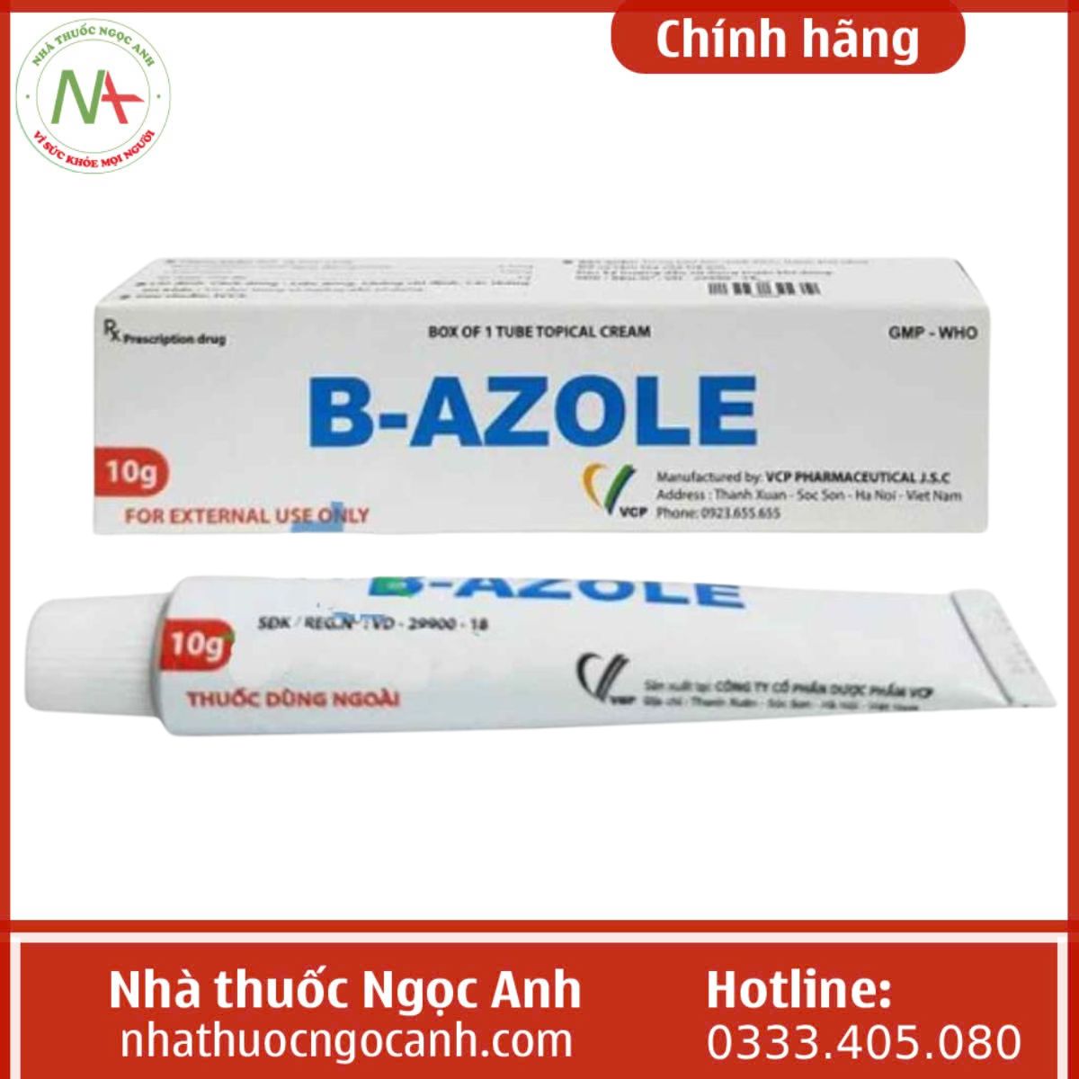 Thuốc B-Azole 5mg/100mg (Betamethason, Clotrimazol) là thuốc gì, mua đâu?