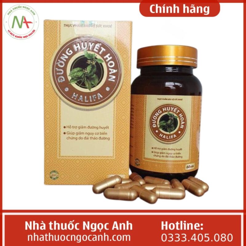 Đường huyết hoàn Halifa có tác dụng gì, giá bao nhiêu, mua ở đâu?