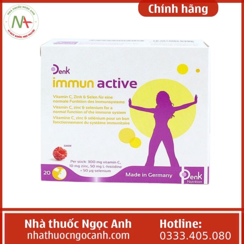 Immun Active Denk có công dụng gì? Mua ở đâu? Giá bao nhiêu?