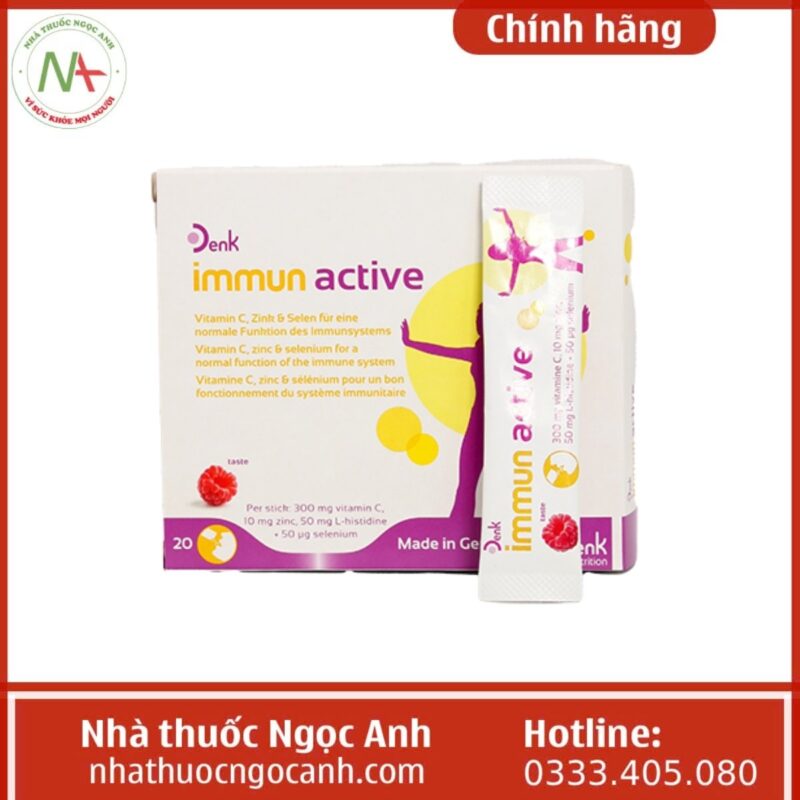 Immun Active Denk có công dụng gì? Mua ở đâu? Giá bao nhiêu?