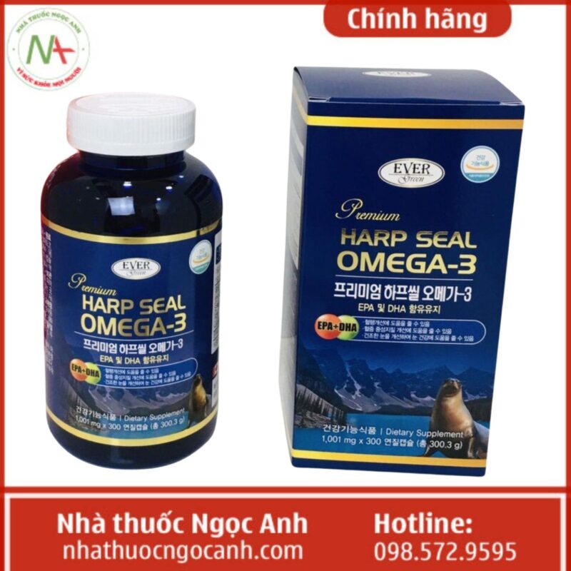 Premium Harp Seal Omega-3 có tác dụng gì, mua ở đâu, giá bao nhiêu?