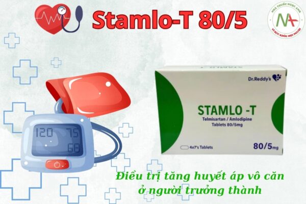 Thuốc Stamlo-T 80/5 (Telmisartan, Amlodipine) có tác dụng gì?