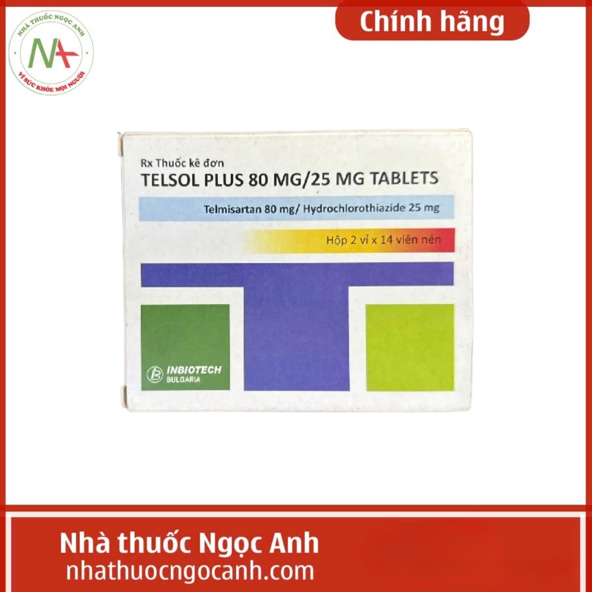 Thuốc Telsol Plus 80mg/25mg Tablets có tác dụng gì? Mua ở đâu?
