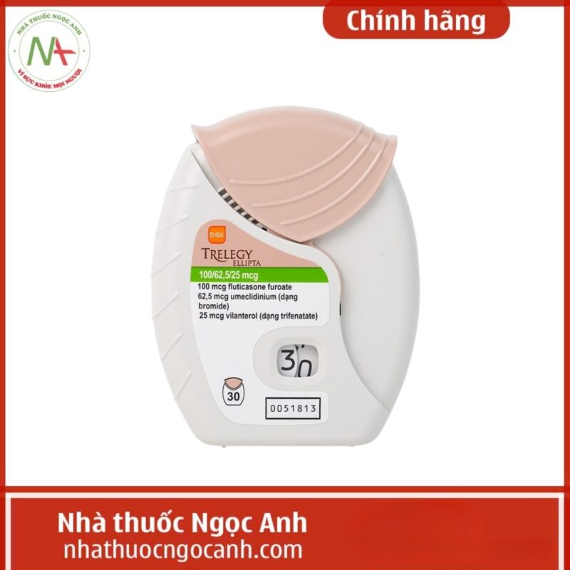Thuốc Trelegy Ellipta 100/62,5/25 mcg có tác dụng gì? Mua ở đâu?