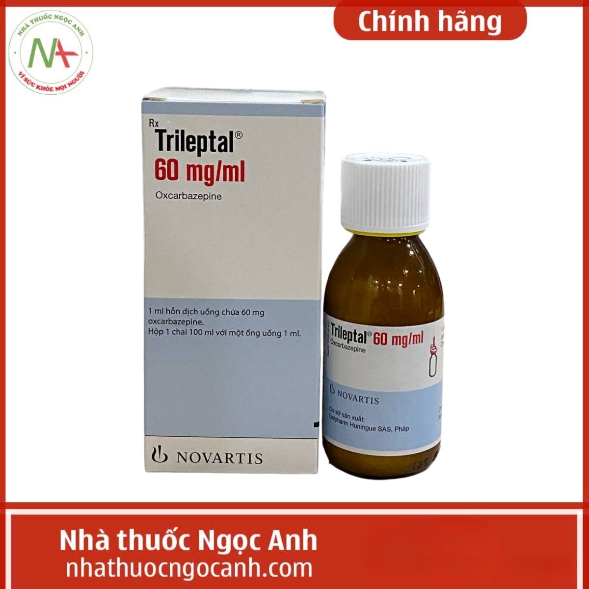 Thuốc Trileptal 60mg/ml (Oxcarbazepine) có tác dụng gì? Mua ở đâu?