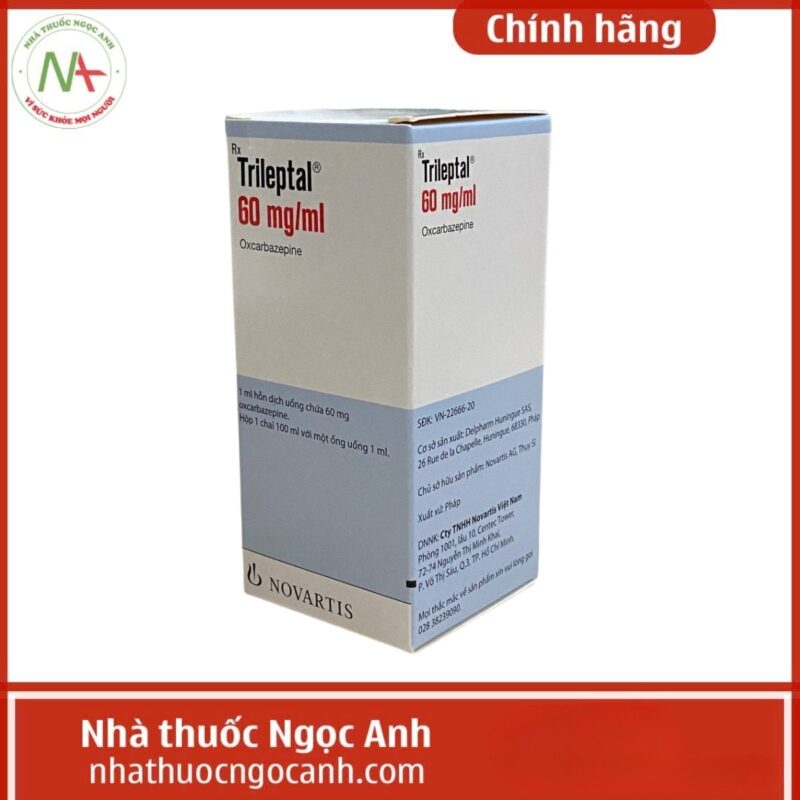 Thuốc Trileptal 60mg/ml (Oxcarbazepine) có tác dụng gì? Mua ở đâu?