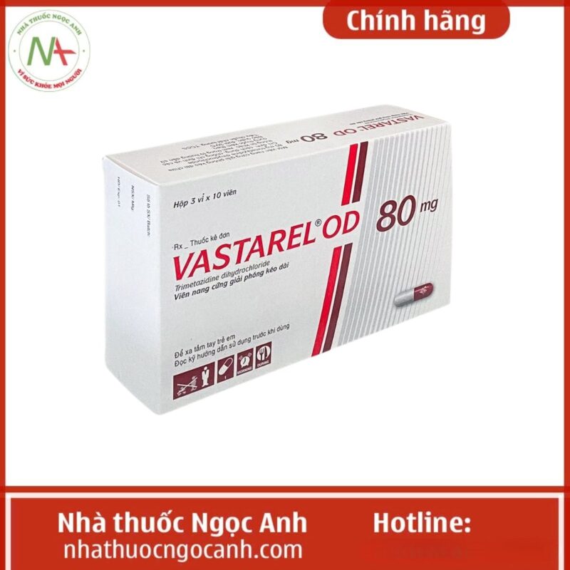 Thuốc Vastarel OD 80mg (Trimetazidine) có tác dụng gì? Mua ở đâu?